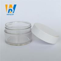China 20ml 30g 30ml 2 Oz 1 Oz Clear Plastic Cosmetic Jars With Lids Small Cosmetic Sample Containers for sale