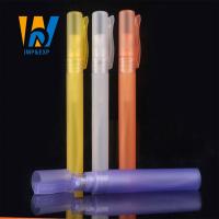 China 10ml New Arrival Many Colors Atomizer Plastic Perfume Spray Bottle Perfume Pen With Clip Cap for sale