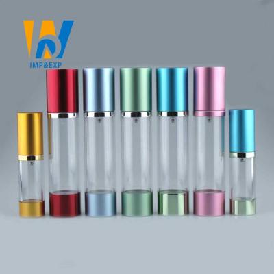 China 10ml 20ml 30ml 50 Ml 100ml Empty Perfume Bottle Sprayer Clear Airless Vacuum Dispenser for sale