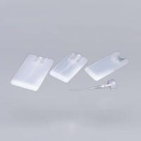 China 20ml refillable fine mist spray bottle Credit Card Perfume Pump Atomizer for sale