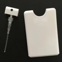 China 20ml refillable fine mist spray bottle Credit Card Perfume Pump Atomizer for sale