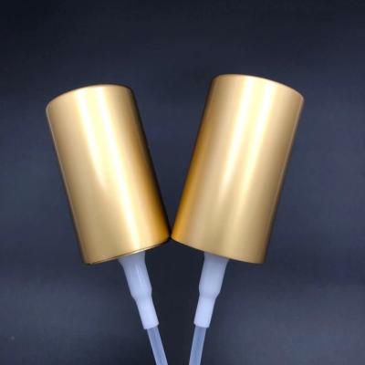 China 20/415 20/410 Gold Aluminum Pump Sprayer Aluminium Perfume Pump for sale