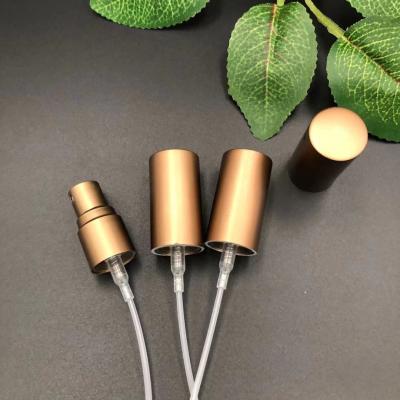 China 28mm Gold Finish Lotion Dispenser Pump Suppliers for sale