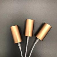 China 22 410 22 400 20 410 Black Fine Mist Sprayer 20mm Shiny Gold Aluminum Cap Spray for sale