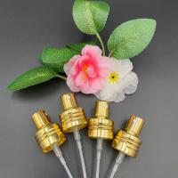 China 22 410 22 400 20 410 Black Fine Mist Sprayer 20mm Shiny Gold Aluminum Cap Spray for sale