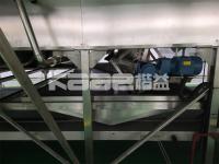 China 5.5m small industrial hot air drying conveyor belt oven heat treating oven tunnel dryer machine for sale