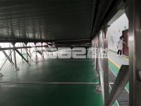 China Hot Air Circulation Tunnel IR Dryer Conveyor Belt Commercial Fruit Drying Machine For Drying Glass for sale