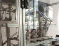 China Semi Automatic 16 Heads 1000BPH Liquid Detergent Filling Machine for sale