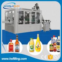 China 10000BPH SS304 Small Scale Juice Bottling Equipment juice filling capping machine food class stainless steel for sale