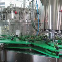 China SGS Certified 10000BPH Glass Bottle Juice Filling Machine automatic tree in one bottle capper machine for sale