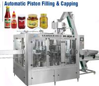 China 7000BPH Pasta Sauce Filler Capper Machine sauce filling capping machine for sale