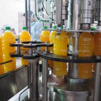 China Stainless Steel 380V 6000BPH minute maid juice Drink Bottling Machine fruit juice filling machine for sale