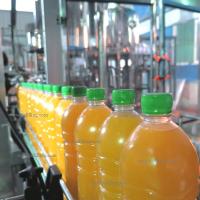China high temperature juice filling machine include bottle rinsing and capping 3 in 1 for sale