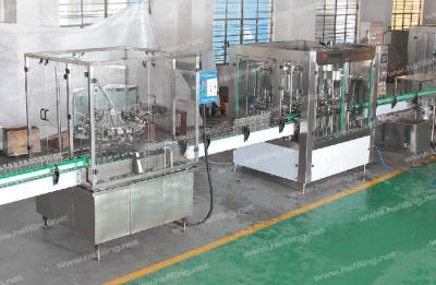 China 4000bph Water Rinsing Filling Capping Machine Glass Bottles Packaging for sale