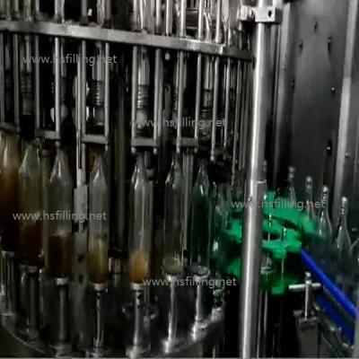 China Automatic Glass Bottle Alcoholic Drink Hot Filling Machine ROPP Cap Capping Machine Stainless Steel CE for sale