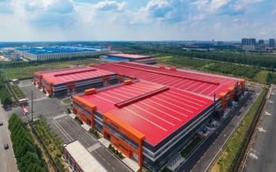 China Galvanized Steel Structure Warehouse 4000-15000mm Length with H Beam Frame and ISO9001 Certification for sale