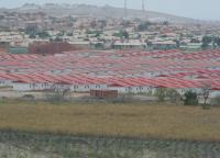 China Steel Structure Prefabricated Angola Civil House - 69.93㎡ Area, 10.08m Length with V-950 Sandwich Panels for sale