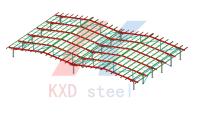 China Prefabricated Multi-Span Steel Warehouse Structure with 36m Max Span, 50-Year Lifespan and 120kg/m² Load Capacity for sale