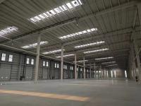 China Q235 Q335B Steel Warehouse Prefabricated Buildings Industrial Hangar 50-100mm Sandwich Panel for sale