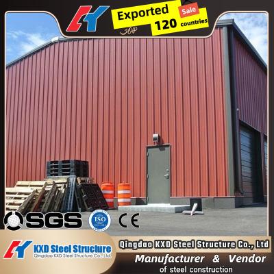 China High Strength Prefab Steel Structure Workshop - 50-100mm Panel Thickness, Q235/Q355 Steel Frame for sale