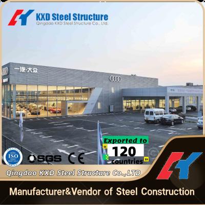 China Q345 Q235 Steel Structure Workshop 30-45 Day Delivery for Auto Service Centers with 50-200mm Insulation for sale