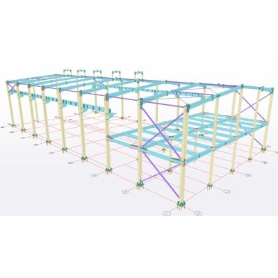 China Q355B Q235B Pre-Engineered Steel Structure Workshop - 120kg/m² Load Capacity, 30-50 Year Lifespan for sale