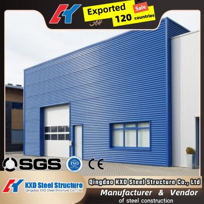 China Single Storey PEB Steel Building Structure with 50-100mm Custom Insulation and Q235/Q355 Steel Grade Options for sale