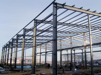 China Custom Prefabricated Steel Workshop 4000-15000mm Length with Alkyd Painting & Hot-Dip Galvanized Options for sale