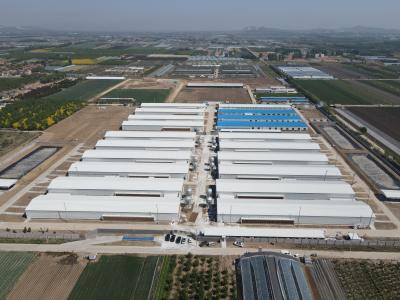 China Custom Prefabricated Steel Poultry House with 25-50 Year Lifespan and 50-150mm Insulation Options for sale