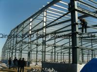 China Prefabricated Metal Warehouse Building Heavy Load Steel Shed Construction 18m Span for sale