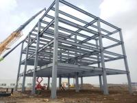 China Modern Insulated Prefabricated Steel Building with H-Section Frame, 25-30% Cost Savings, 60% Faster Construction for sale