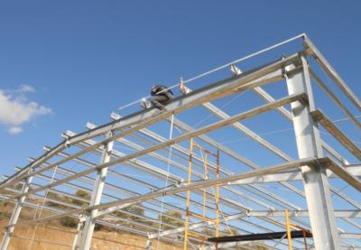 China Hot Dipping Galvanized Steel Structure Industrial Building - Q235B/Q345B Material, C120-C320 Purlin Range for Corrosion Resistance for sale