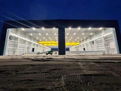 China Custom Prefab Steel Aircraft Hangar with 4000-15000mm H-Beam Span and 200-2400mm Height Options for sale