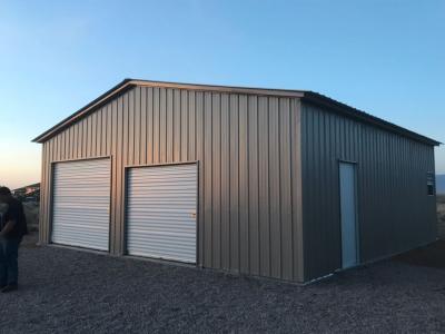 China Prefab Agricultural Steel Building Construction - 50 Year Lifespan, 0.3KN Wind Load, Custom Sizes for Storage Warehouse for sale