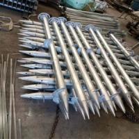 China Light Energy Foundation Helix Ground Screw with 73-219mm Steel Shaft and 8-14in Helical Flights for sale
