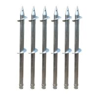 China Industrial Helical Ground Anchors Screw Piles 2.875in OD Q355B Solar Photovoltaic Brackets for sale
