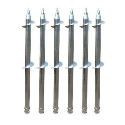 China Industrial Helical Ground Anchors Screw Piles 2.875in OD Q355B Solar Photovoltaic Brackets for sale