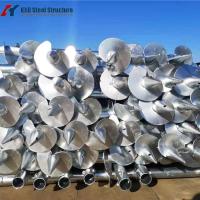 China Galvanized Helical Anchor Pile for Solar System 2.875-8.625 in Shaft OD for sale