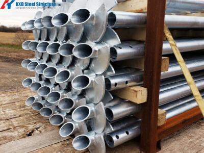 China Commercial Helical Piles 27,000kg Package Gross Weight for Foundation Contractors Deep Foundation Systems for sale