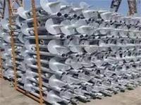 China Industrial Helical Anchors Foundation Steel Helix Screw Pile 73mm OD Customized for sale