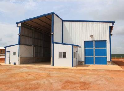 China Steel Structure Building High Rise Single Slop Customized Welded H Steel Column Q235 Q345B for sale