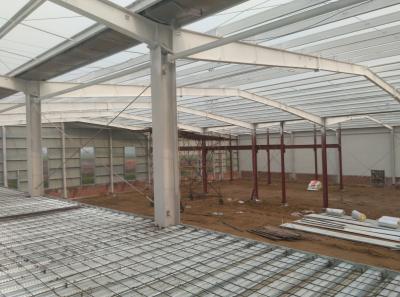 China SGS CE ISO Certified Steel Structure Warehouse with H Steel Main Frame 20-50 Year Lifespan for sale