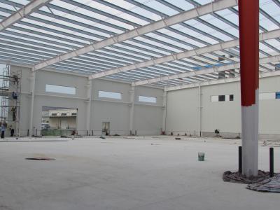 China Steel Structure Warehouse Multi Floor 2-7 Levels Heavy Duty Industrial Steel Building 50 Year Life Sa 2.5 Sand Blasting for sale