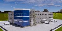 China H-Section Steel Structure Auto Service Shop Warehouse with Galvanized Finish for sale