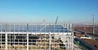 China High Strength Bolt Connected Industrial Steel Building 100-275g/m² Zinc Coating for sale