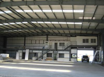 China Industrial Steel Building 100-275g/m2 Zinc Coating Over 50 Years Life AWS D1.1 Welding for sale