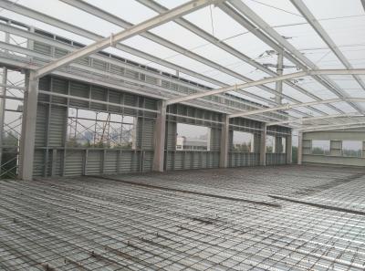China 100mm PU Insulated Cold Storage Warehouse Steel Structure Building Q235B Frame 50 Year Corrosion Protection for sale