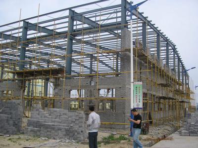 China Industrial Steel Building AWS D1.1 Welding 100-275g/m2 Zinc Coating 50 Year Life for sale