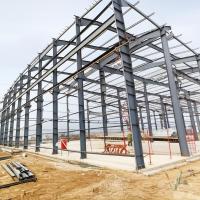 China Sa 2.5 Shot Blasting Level Steel Structure Warehouse Customization Solution Designed For Long Term Storage And Logistics for sale
