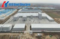 China Customizable Steel Structure Warehouse H Steel Main Frame 20-50 Year Lifespan Industrial Construction for sale